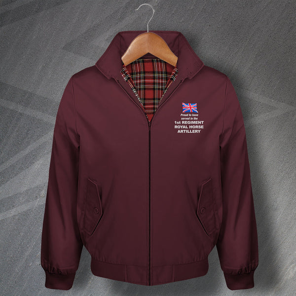 The 1st Regiment Royal Horse Artillery Harrington Jacket – Paddywear