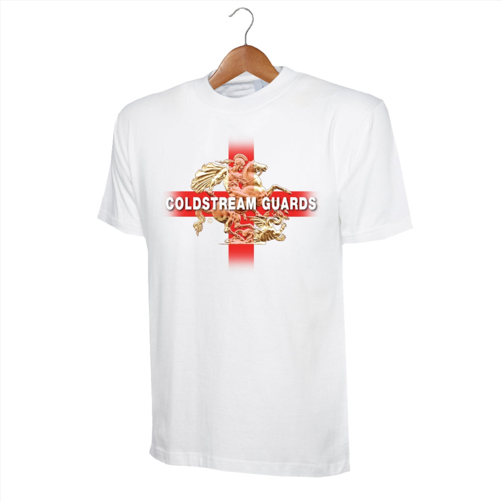 Coldstream Guards Saint George and The Dragon T-Shirt for Sale – Paddywear