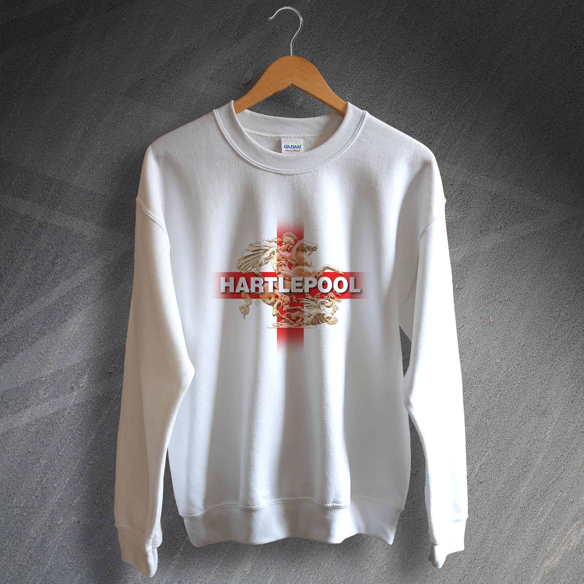 Hartlepool Football Jumper | Hartlepool Football Flag Clothing – Paddywear