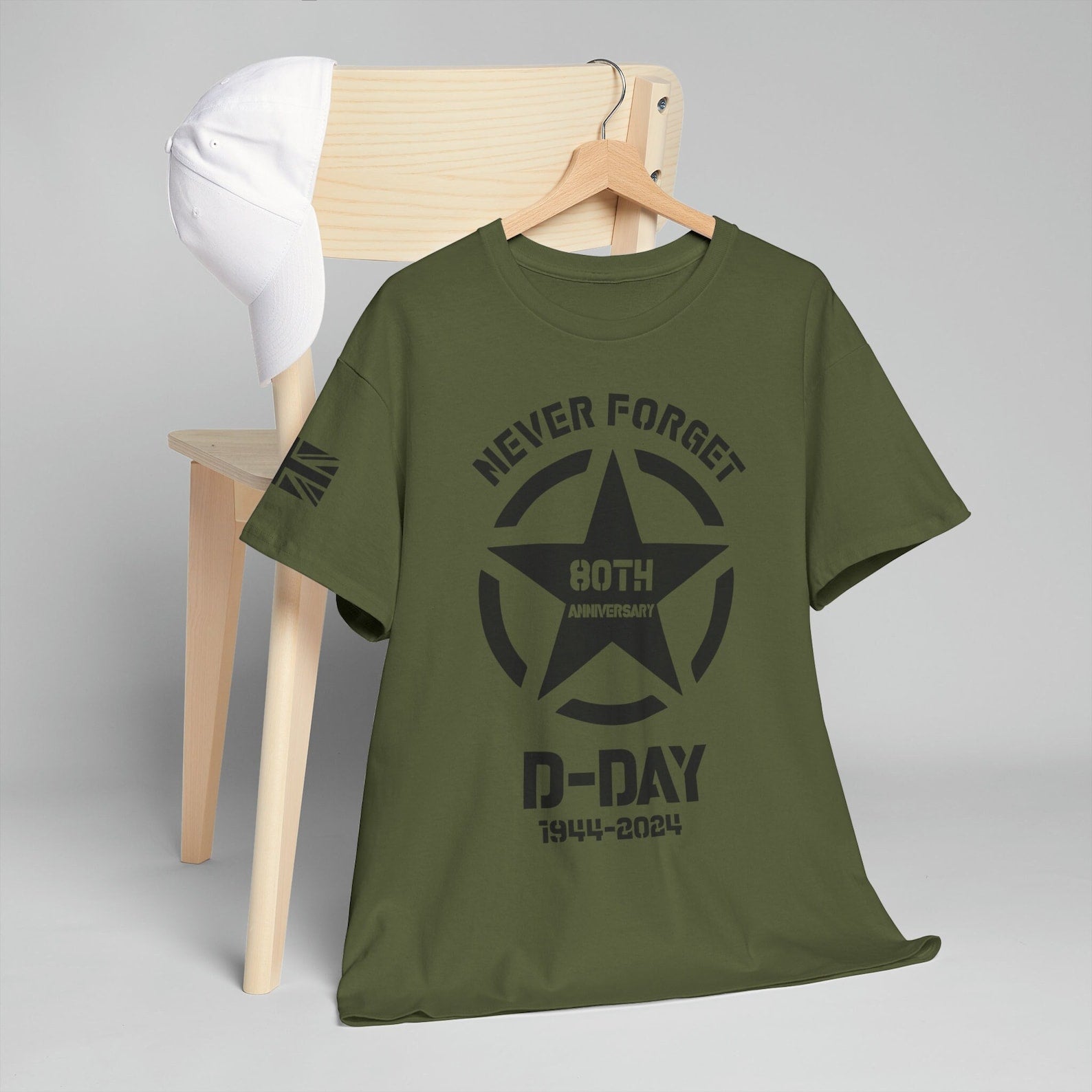 D-Day Normandy Landings 80th Anniversary 1944-2024 Never Forget T Shir ...