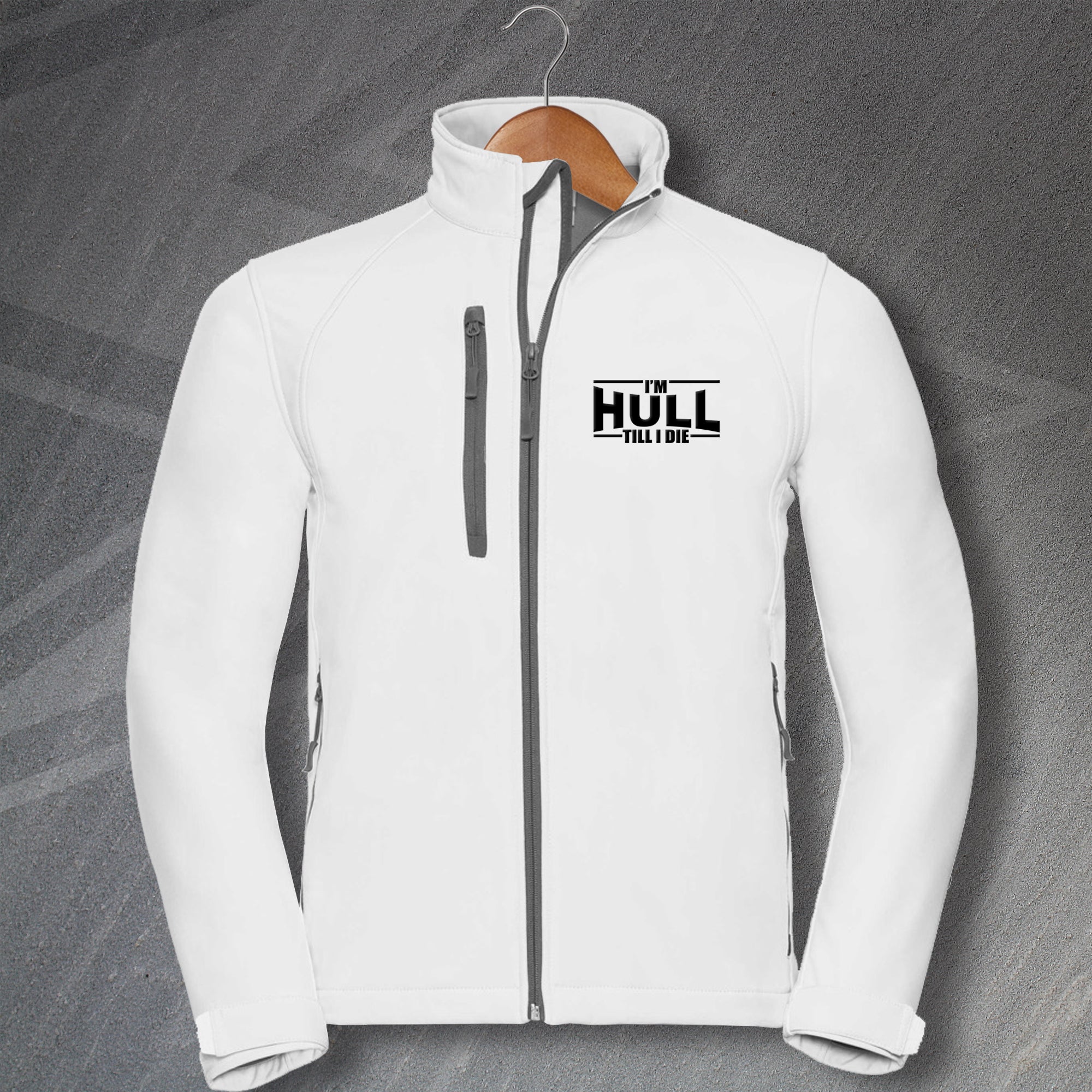 Hull City Softshell Jacket | Embroidered I'm Hull Till I Die Clothing ...