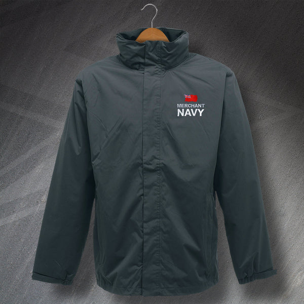 Merchant Navy Jacket | Embroidered Military Waterproof Clothing – Paddywear