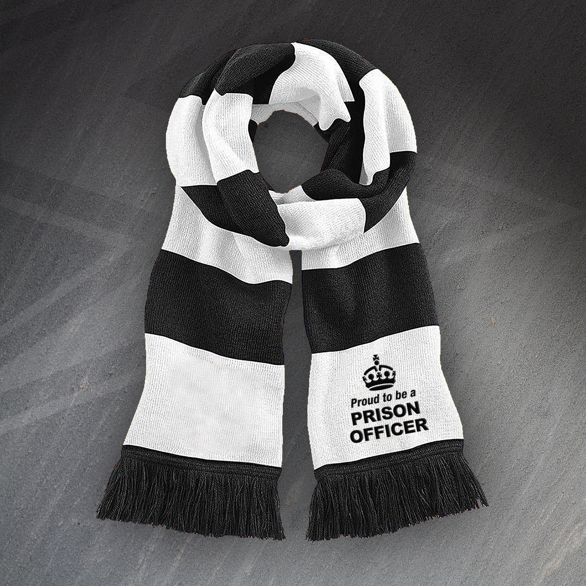 Proud to Be a Prison Officer Scarf | Prison Service Scarves for Sale ...