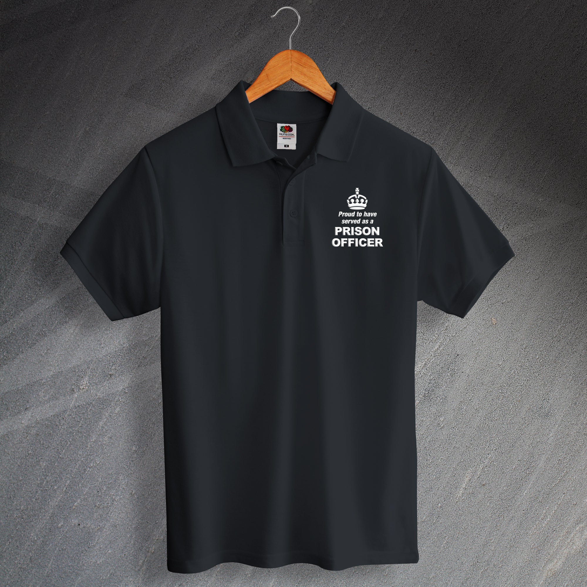 Prison Officer Embroidered Polo Shirt | Prison Service Tops for Sale ...