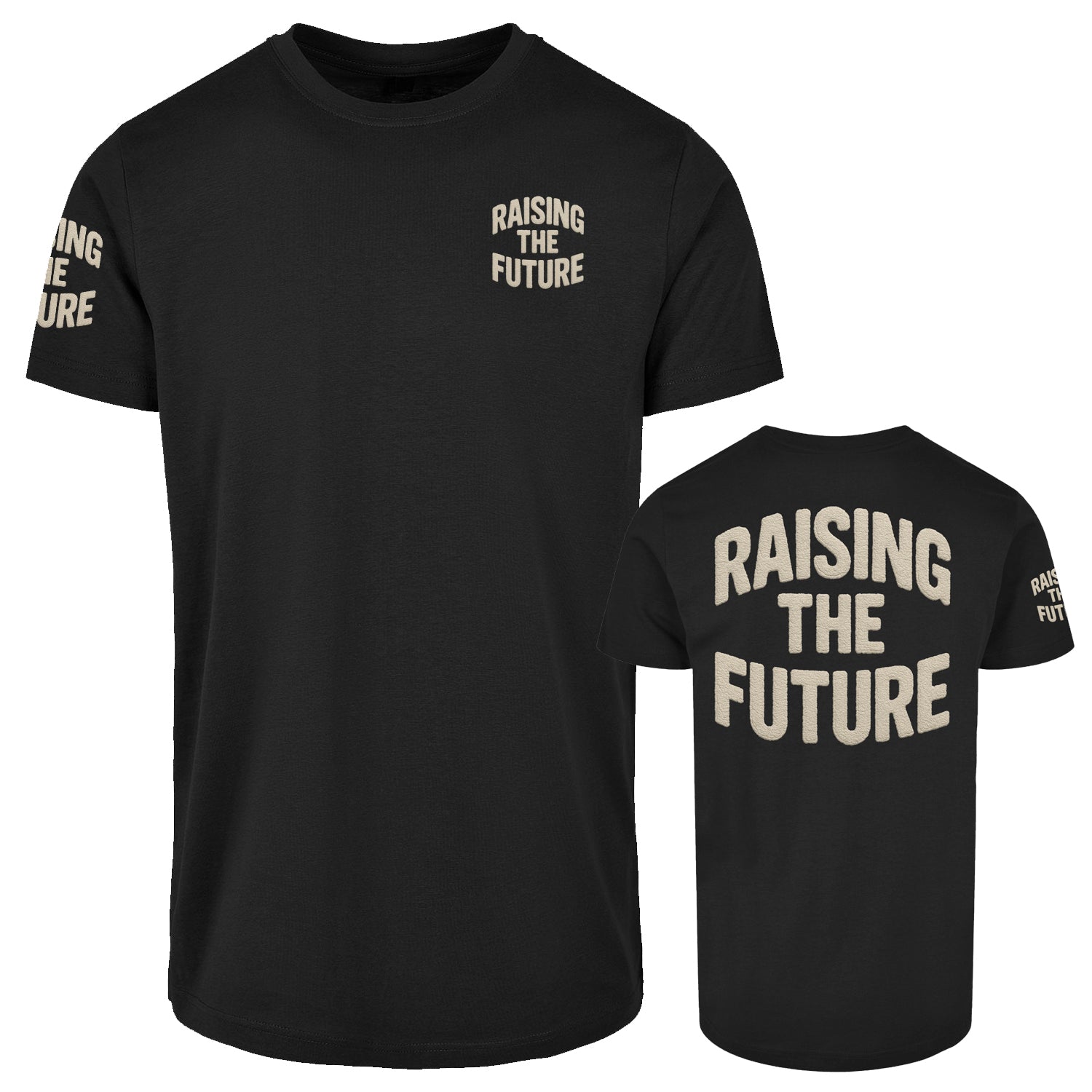 Raising The Future T Shirt | Shop for Designer Puff Print Clothing UK ...